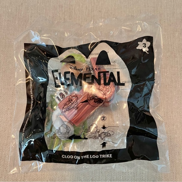 Disney | Toys | Mcdonalds Toy Elemental 3 Clod On The Log Trike | Poshmark